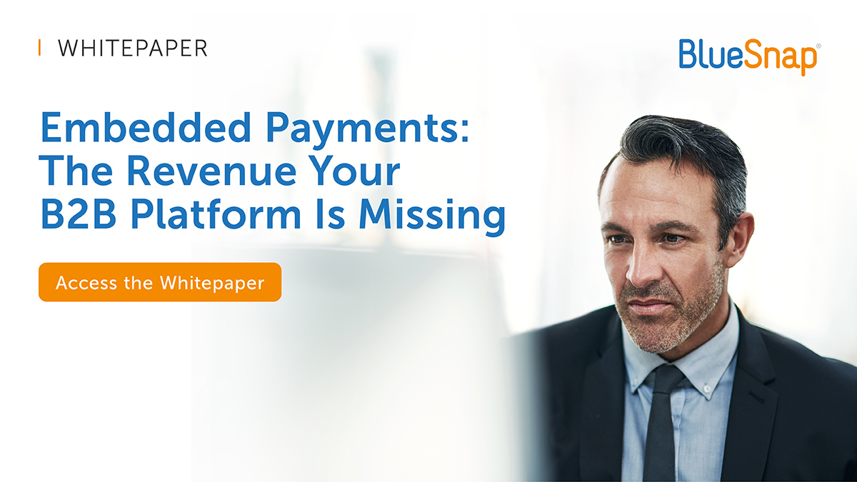 Embedded Payments: The Revenue Your B2B Platform Is Missing | BlueSnap